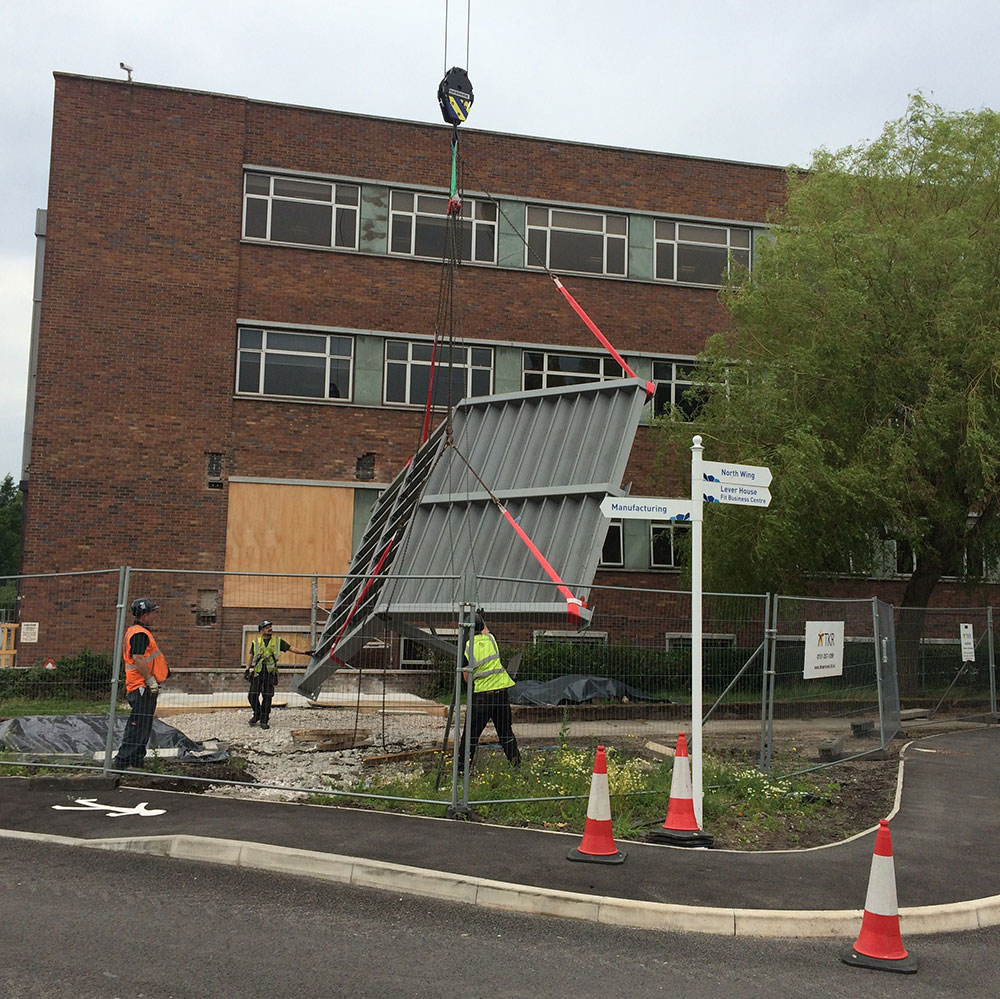 Steel works at levers site in port sunlight | T Sullivan Engineering